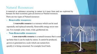 Exploitation of Natural and Energy resources | PPTX