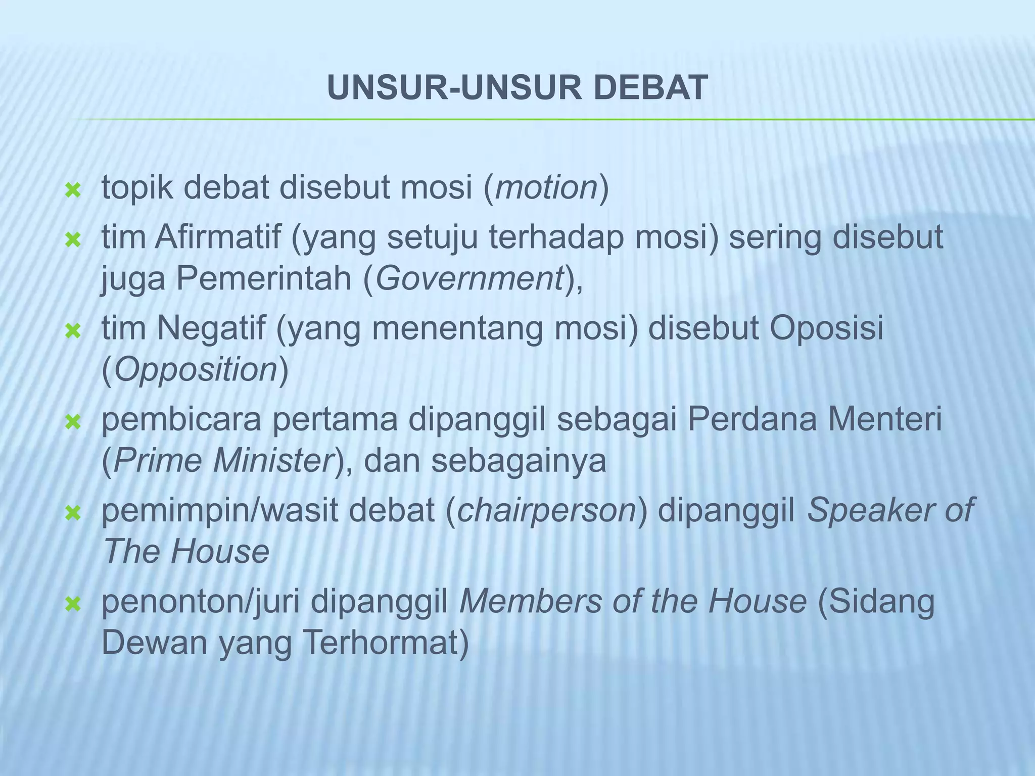 Ppt debat | PPTX