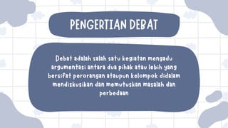 Teks Debat Bahasa Indonesia Yang tegas dan lugas | PDF