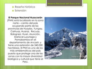 Visita de estudio a la ciudad de Huaraz | PPTX