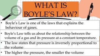 Boyles Law Power point Presentation demo | PPTX