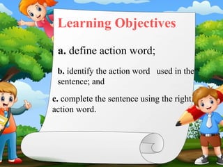 action words topic in grade 1 elementary.pptx