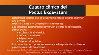 Corrección de Pectus Excavatum | PPTX