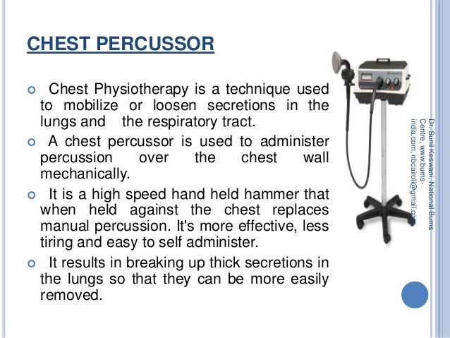 Chest Physiotherapy Machine