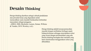 PPT Desain Thinking Kelompok 6_Manajemen Inovasi_E31.pptx