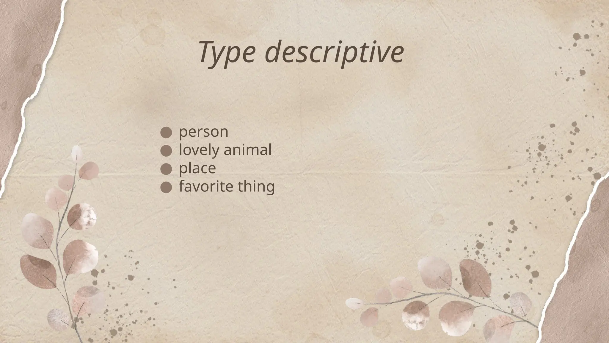 ppt descriptive text bahasa inggris kelas x | PPTX