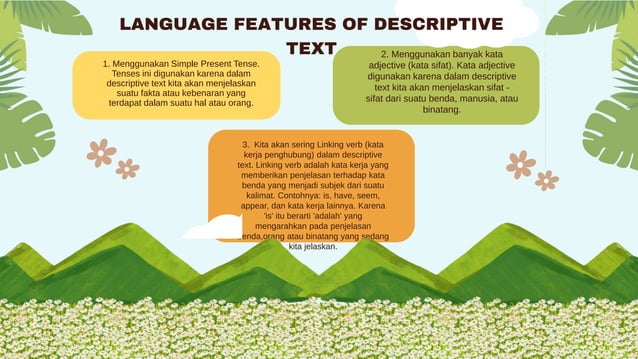 PPT DESCRIBING ANIMALS.pptx berisi tentang descriptive text | PPTX