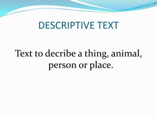 Ppt descriptive | PPT