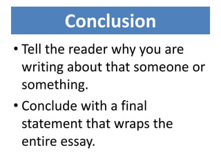 Ppt descriptive essay | PPTX