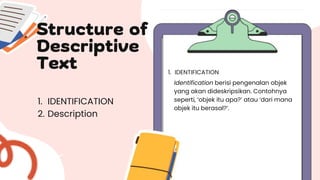 materi Descriptive Text ppt download for free | PPTX