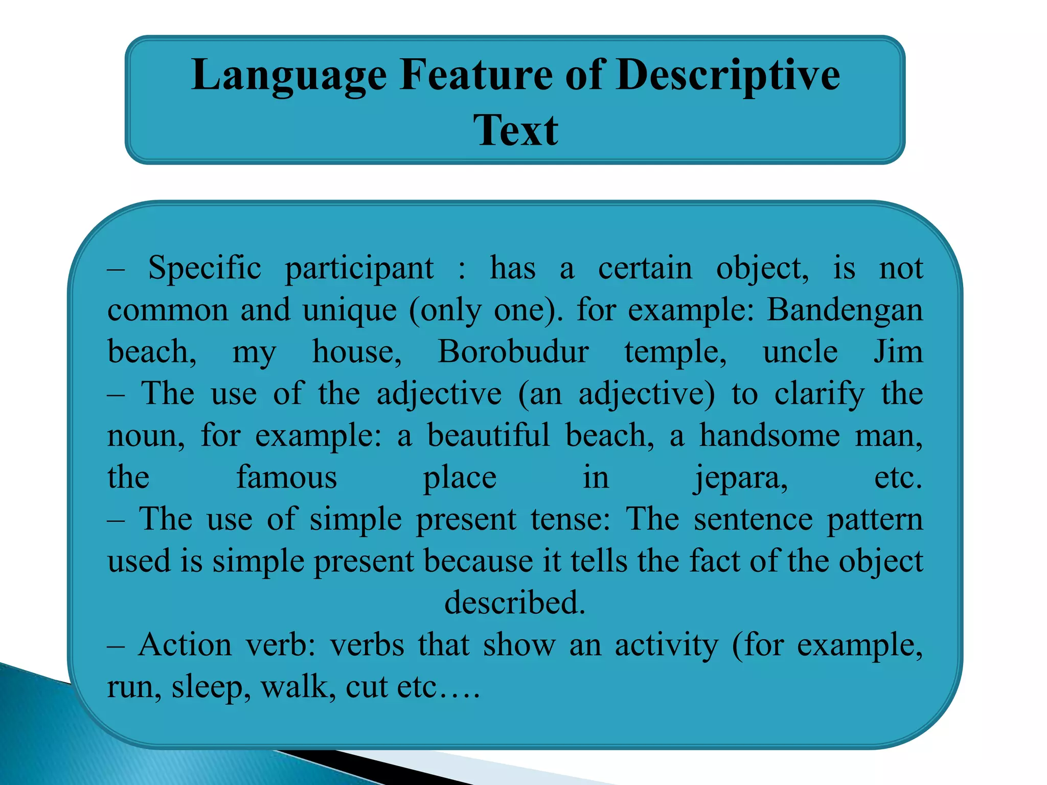 Ppt descritive text | PPTX