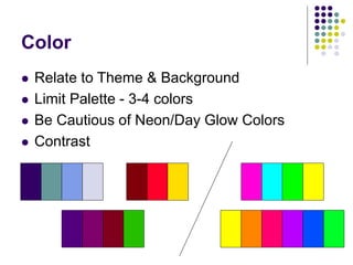Visual Communication and Design for PowerPoint Presentations .ppt