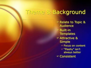 Visual Communication and Design for PowerPoint Presentations .ppt