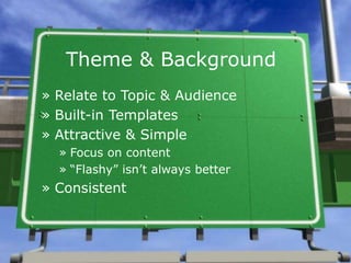 Visual Communication and Design for PowerPoint Presentations .ppt