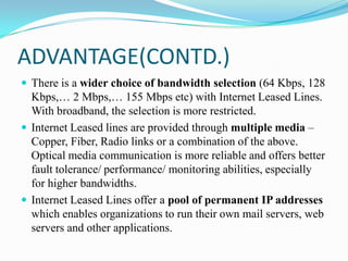 design of leased line network using vmux | PPT