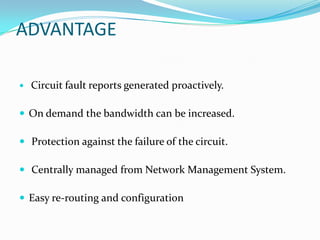 design of leased line network using vmux | PPT
