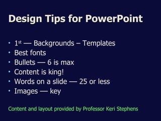 Ppt Design Tips | PPT
