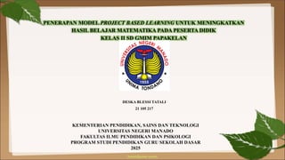 Model Pembelajaran Problem Based Learning | PPT