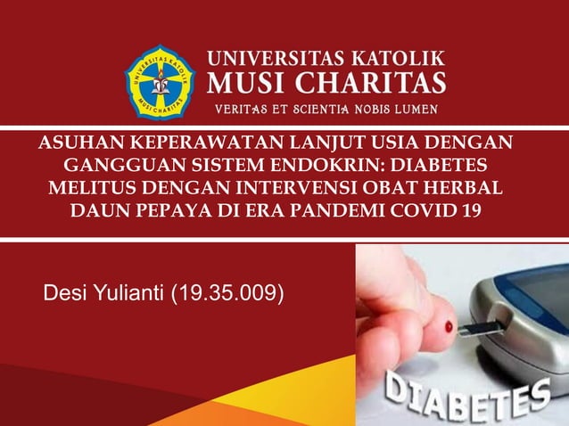 asuhan keperawatan lanjut usia gangguan sistem endokrin diabetes ...