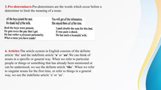 PPT Determiners.pdf....................... | PDF