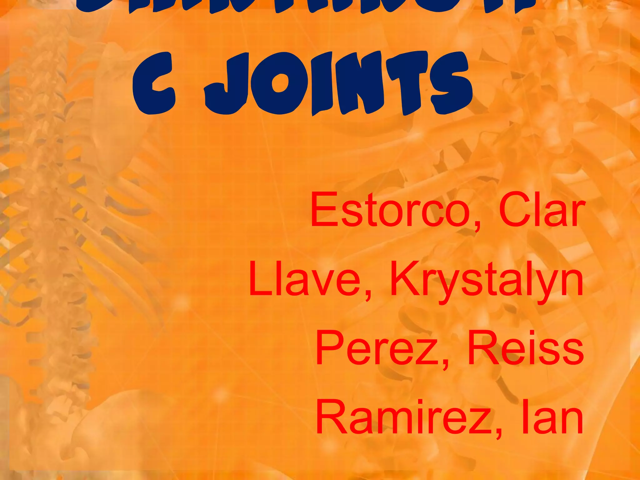Diarthrotic Joints | PPT Diarthrotic Joints | PPT