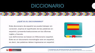 PPT DICCIONARIO EN ESPAÑOL.pptx
