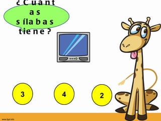 PPT conciencia silábica | PPT