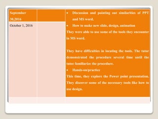 Difficulties in microsoft word and power point presentation | PPTX