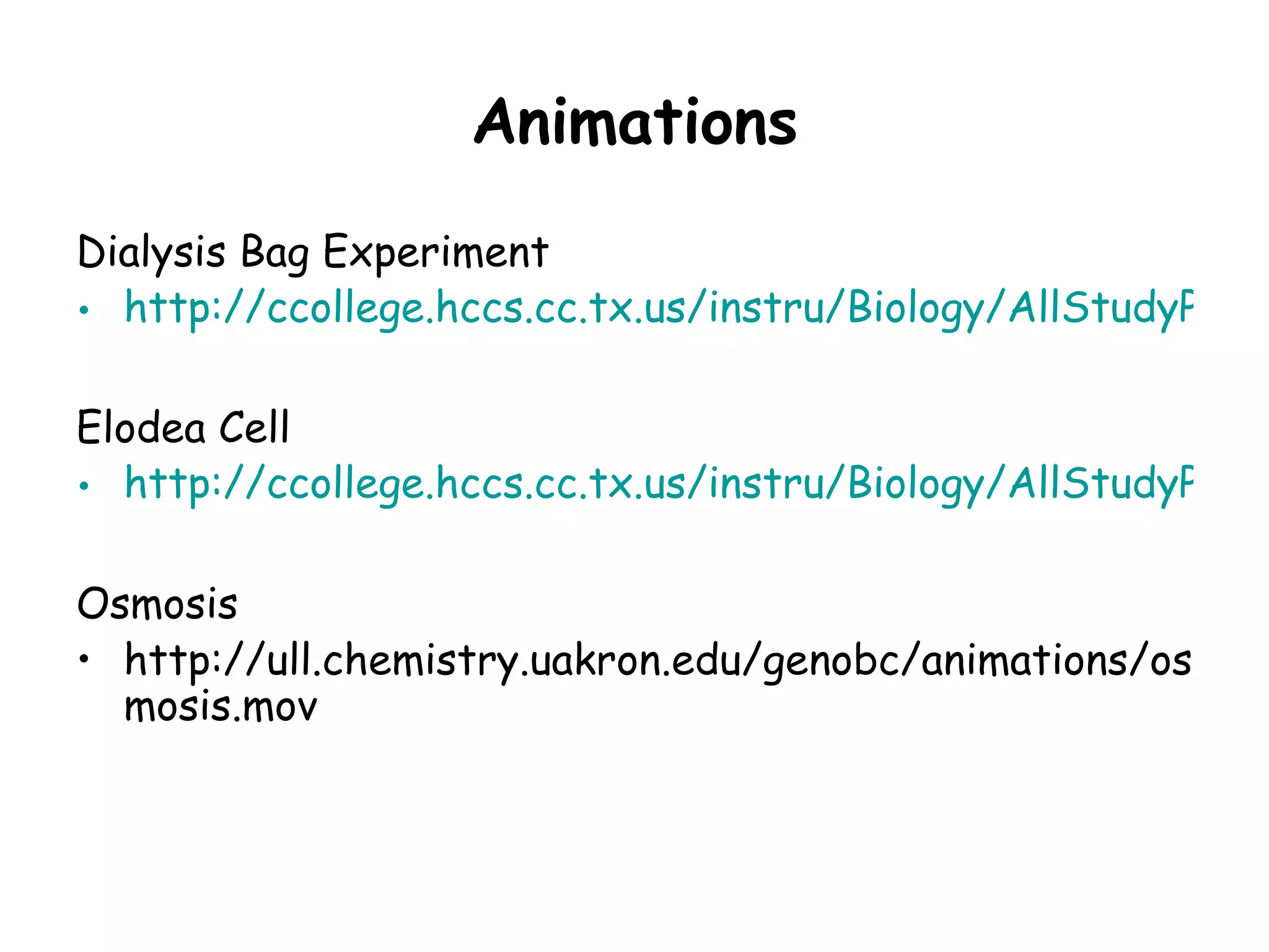 Ppt diffusion and osmosis | PPT