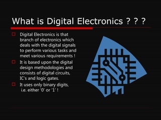 Ppt Digital Electronics | PPT