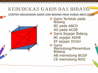 PPT Dimensi Tiga Kelas X | PPTX
