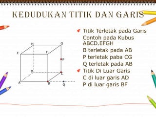 PPT Dimensi Tiga Kelas X | PPTX