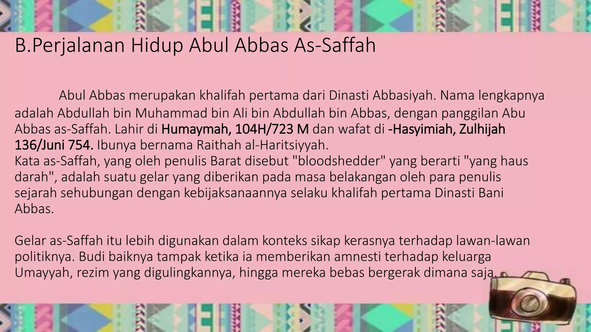 Ppt Dinasti Abbasiyah | PPTX