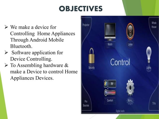 Home Appliances Controlling Mobile through Bluetooth with gantt chart | PPTX | Operating Systems ...