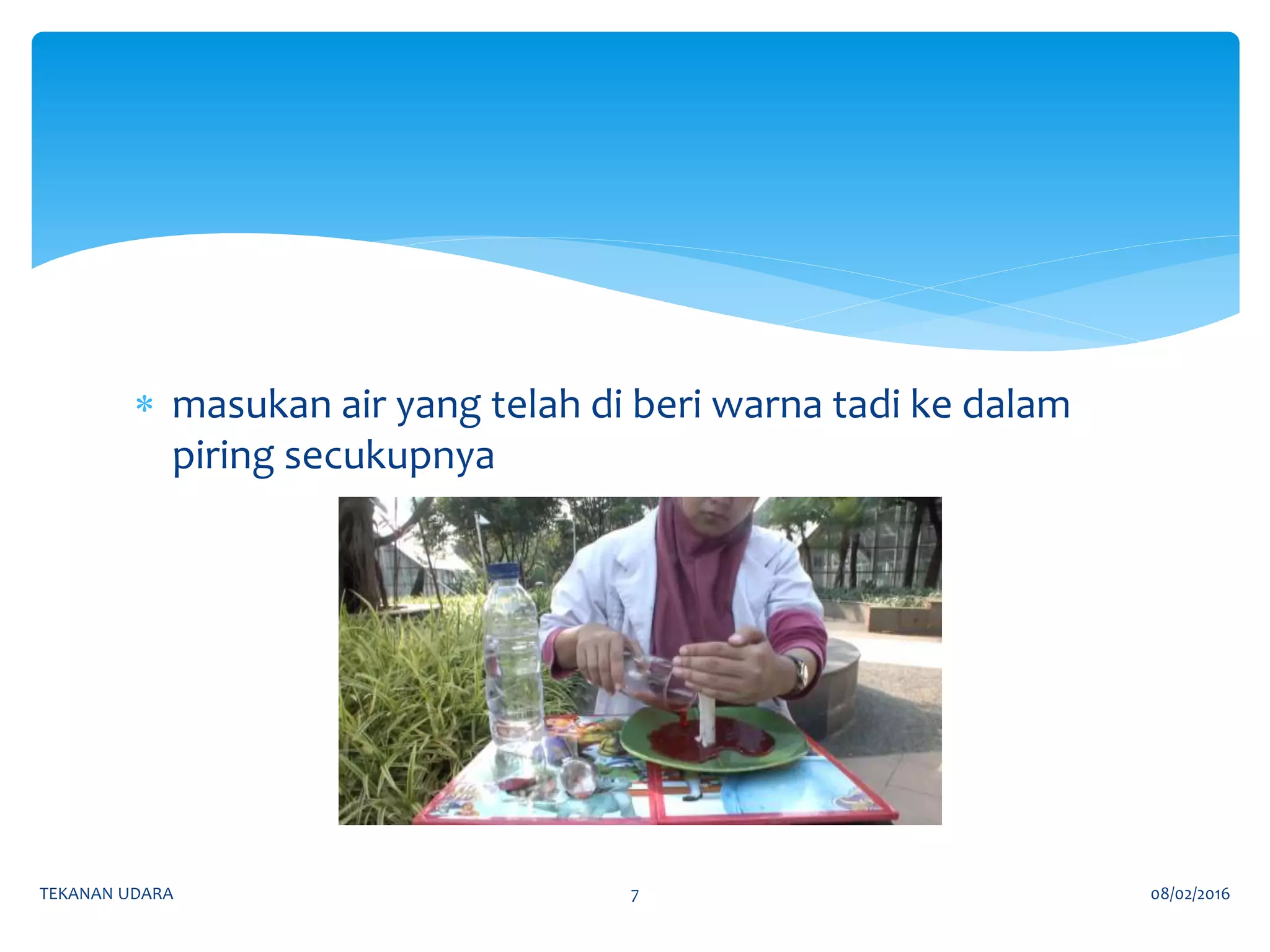 PROJECT BASED LEARNING "TEKANAN UDARA" | PPT