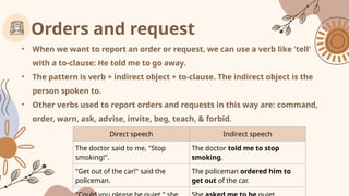 PPT DIRECT AND INDIRECT SPEECH.pptx bahasa inggris | PPT
