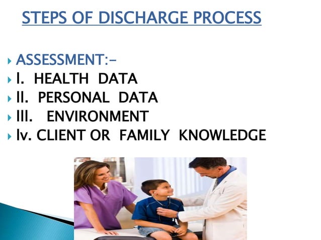 Ppt discharge of the patient | PPTX | Physical Therapy | Wellness