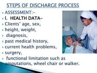 Ppt discharge of the patient | PPTX