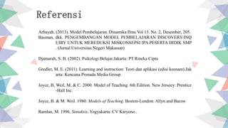 Pembelajaran Discovery Learning | PPTX
