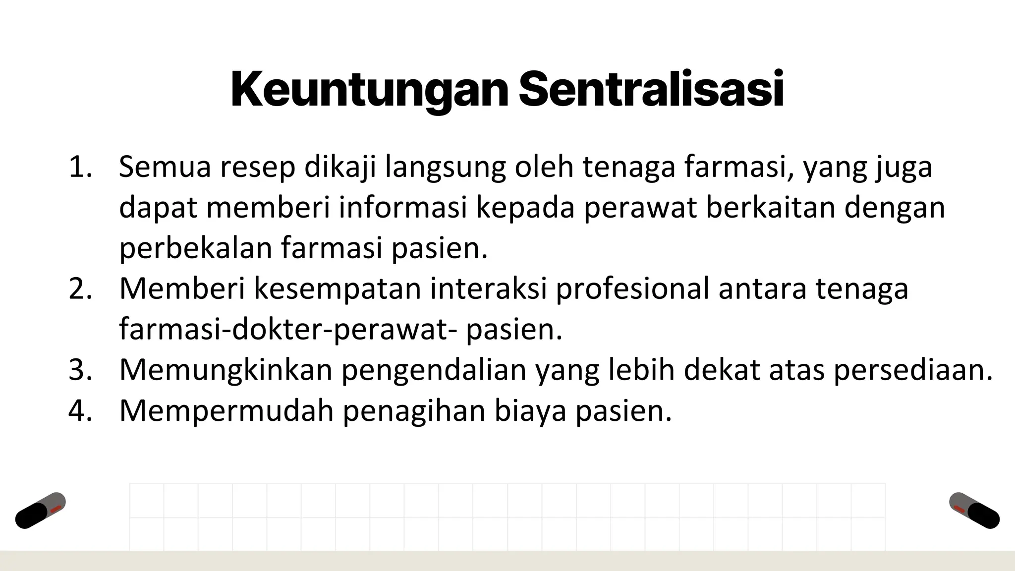 distribusi obat farmasi manfar rumah sakit | PPTX