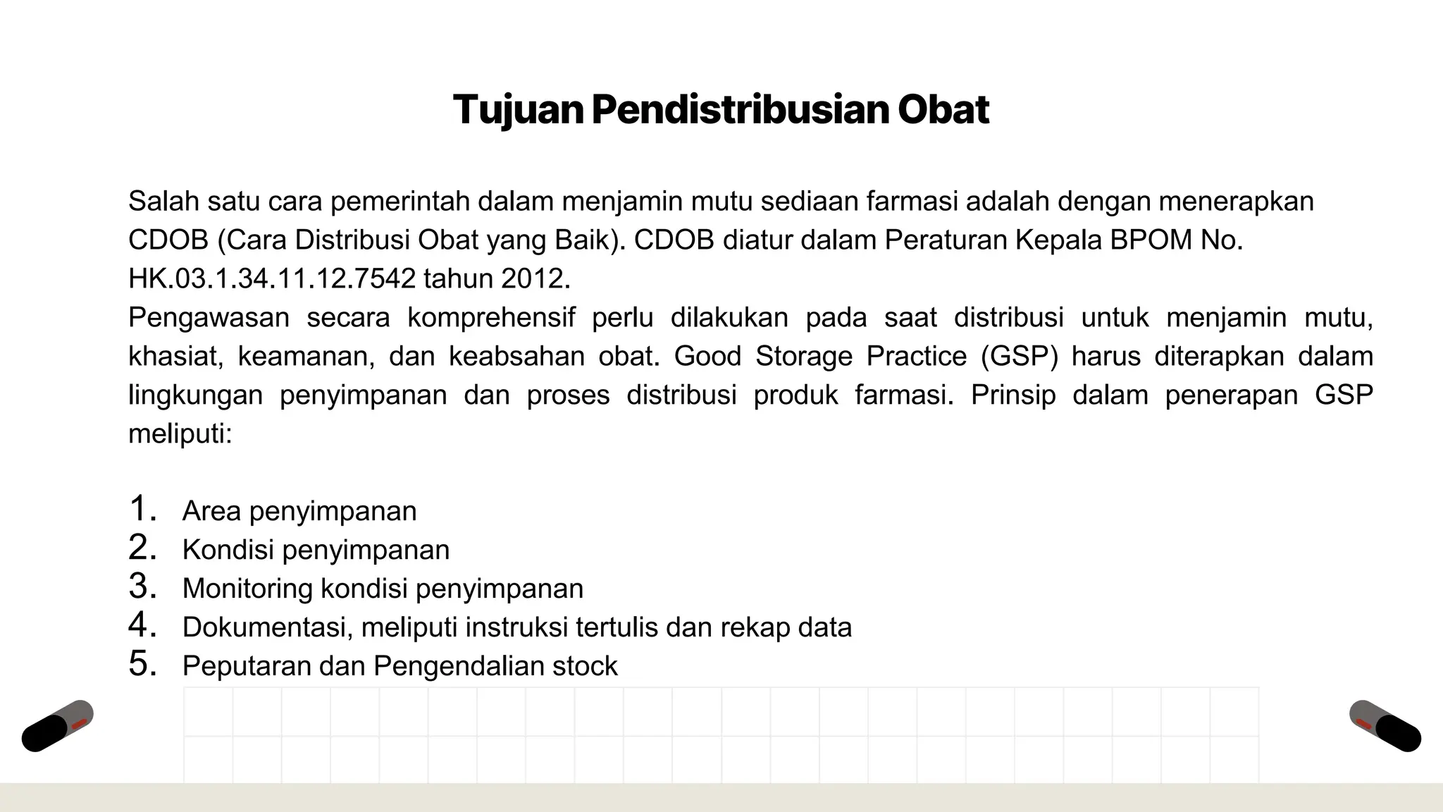 distribusi obat farmasi manfar rumah sakit | PPTX
