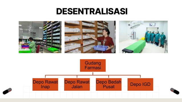 distribusi obat farmasi manfar rumah sakit | PPTX