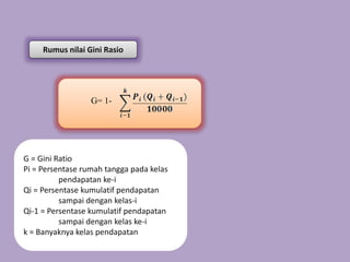 Ppt distribusi pendapatan | PPTX