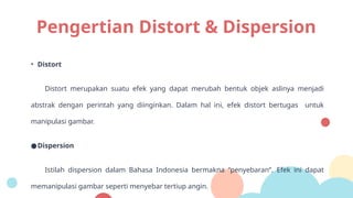 ppt distrot & dispersion.pptxfyjdryjerth | PPTX