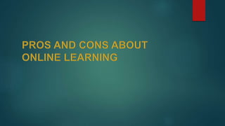 Online Learning | PPTX