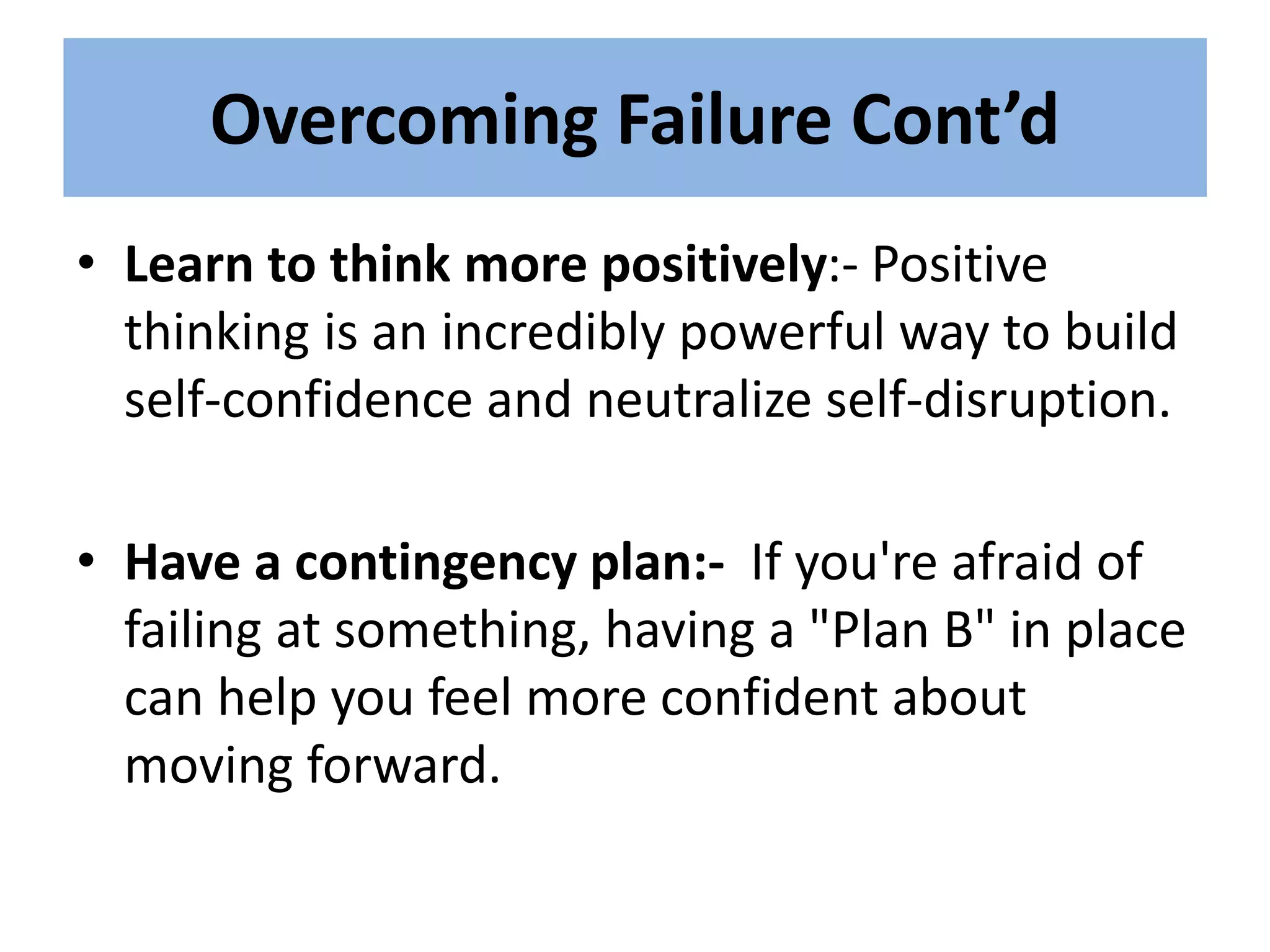 Ppt don't b afraid to fail revised | PPTX