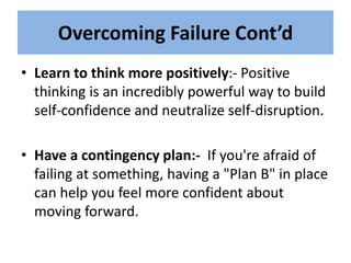 Ppt don't b afraid to fail revised | PPTX