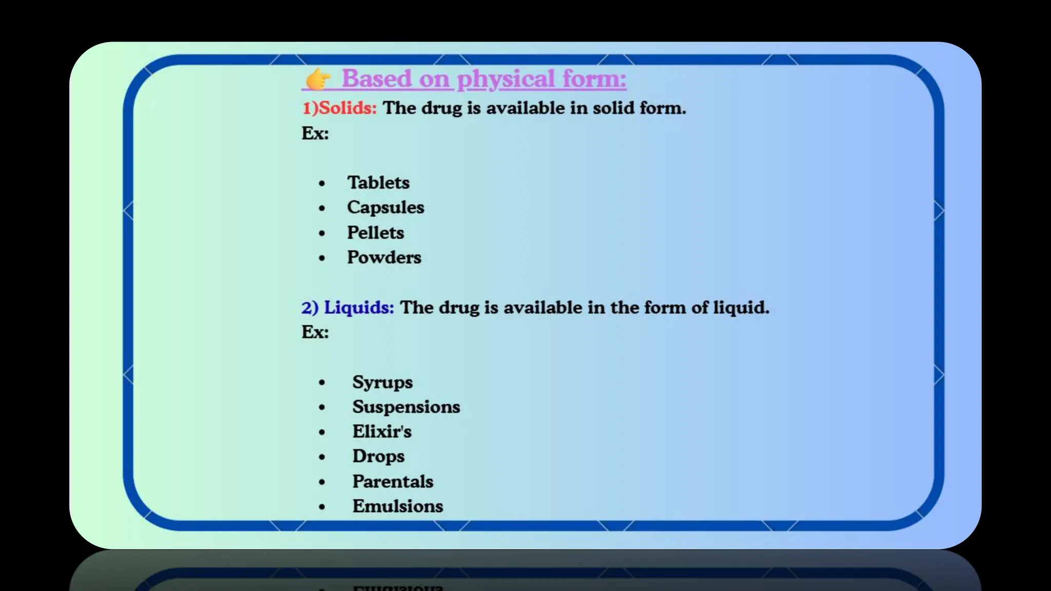 Pharma pedagogue : B pharmacy, 1st year, 1st sem, pharmaceutics1 : PHARMACEUTICAL DOSAGE FORMS ...