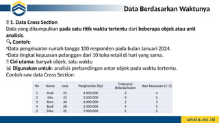 PPT Dosen Sesi 7_Jenis Data dan Teknik Perolehan Data, Teknik Sampling ...