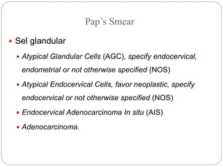 PPT HPV, vaksin, pap's smear dan penilaiannya | PPTX